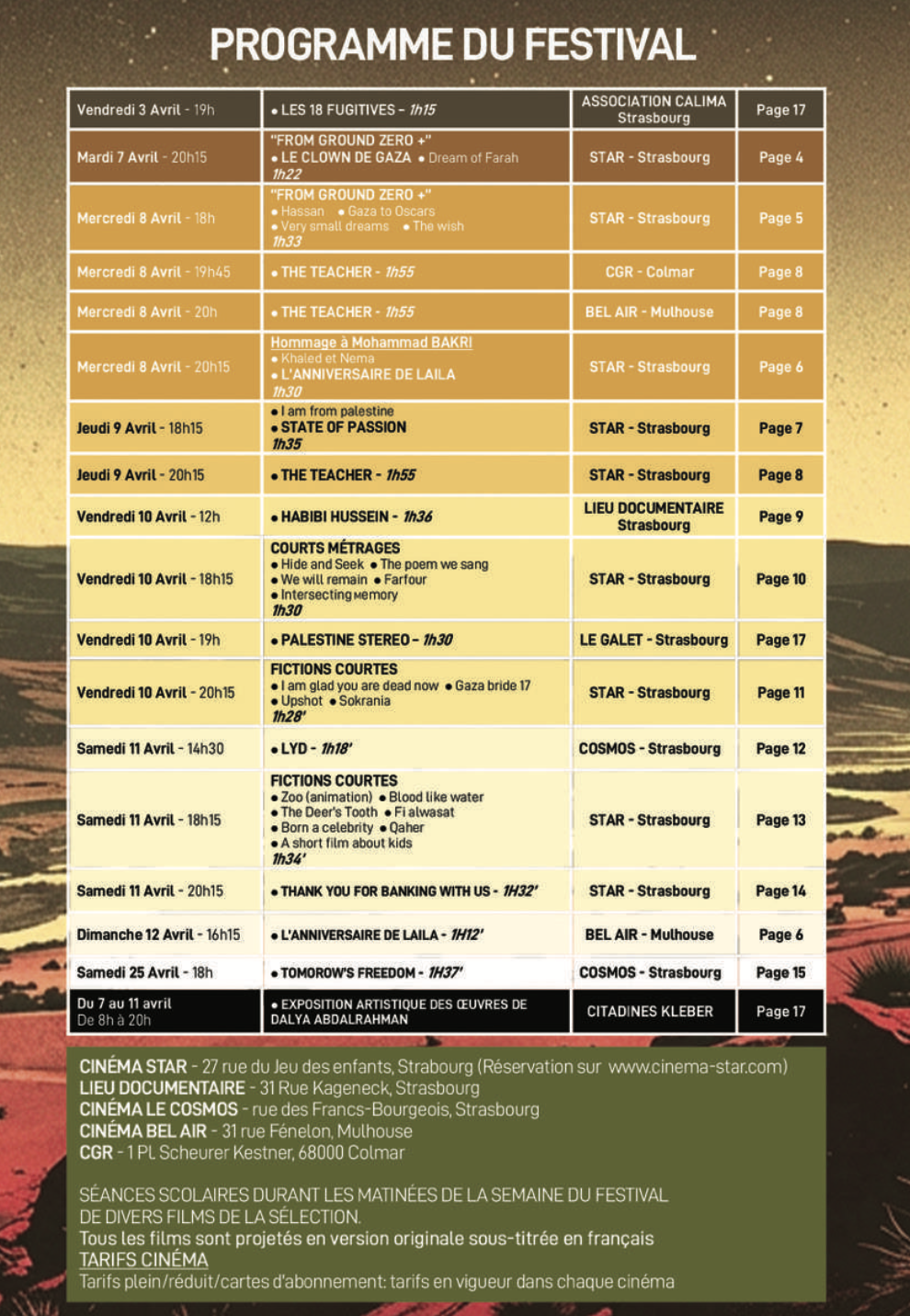 LA 6° ÉDITION DU FESTIVAL DU FILM PALESTINIEN À STRASBOURG DU 7 AU 11 ...